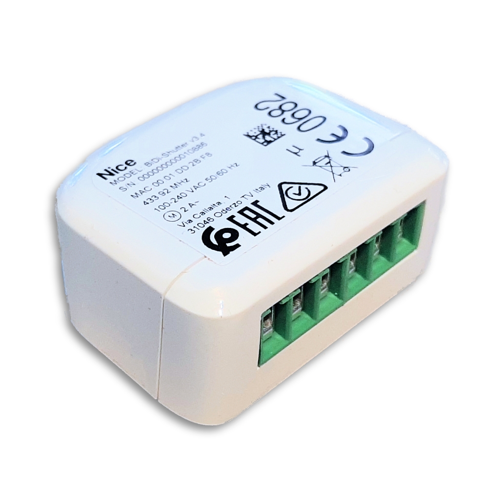 Micro module NICE BiDi-Shutter - Automatismes portail et garage