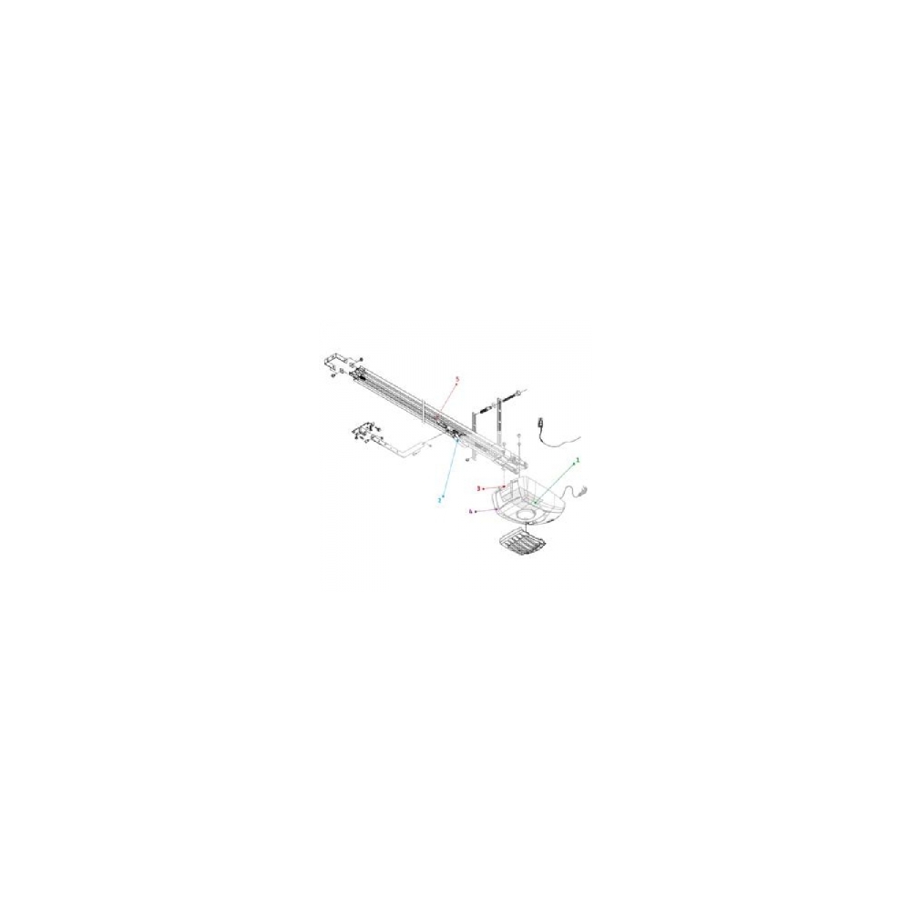 9013491 Tête motorisation pour porte de garage SOMFY LS8900 et S9000