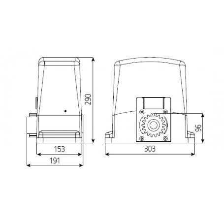 Moteur TELCOMA EVO 600 - Automatisme portail