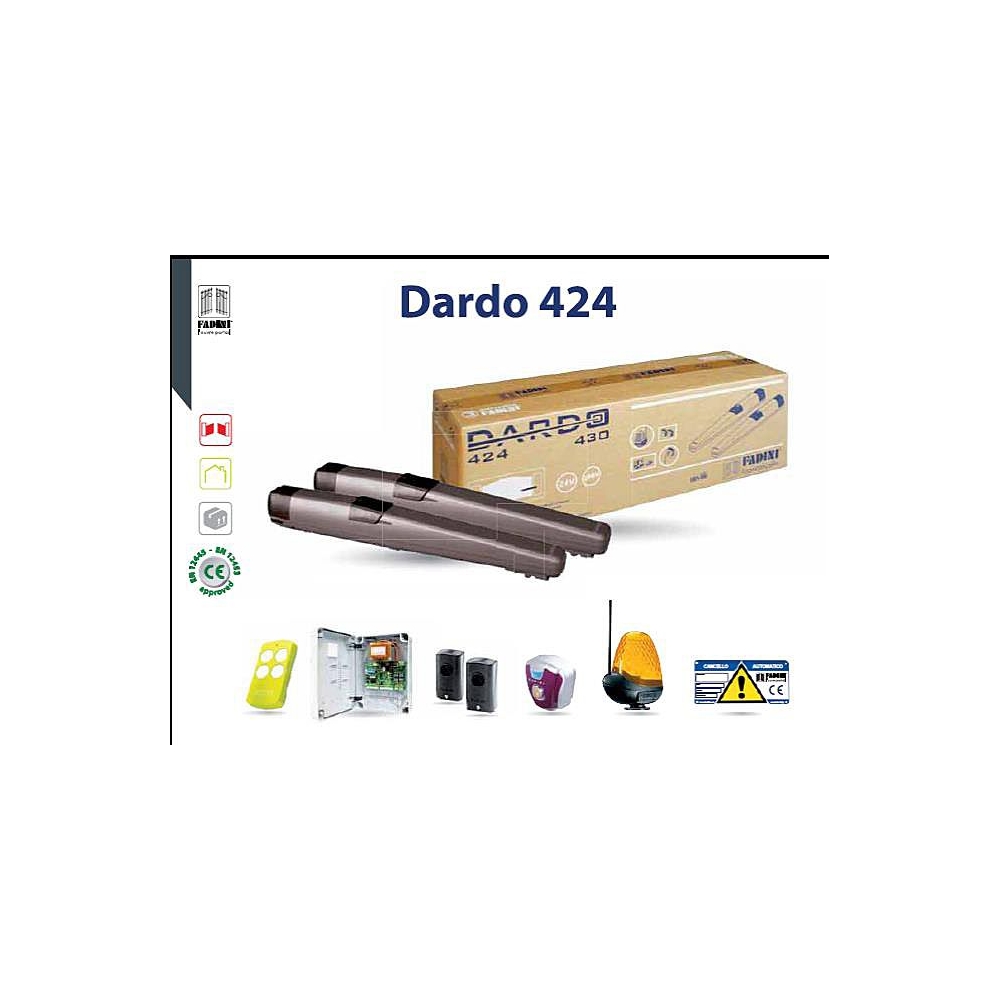 Kit FADINI DARDO 424 pour portails à battant avec vantaux