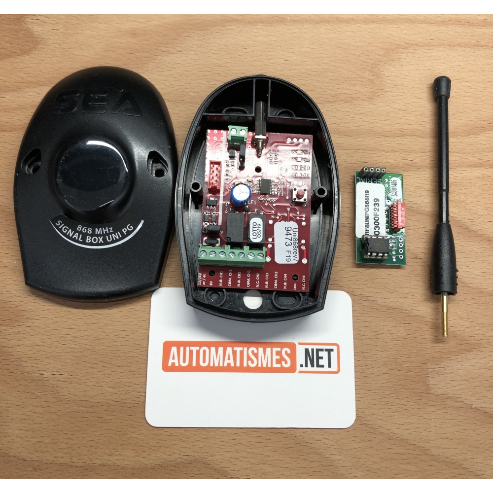 SEA Signal Box Uni 868 Mhz - Récepteur en boîtier à 2 canaux