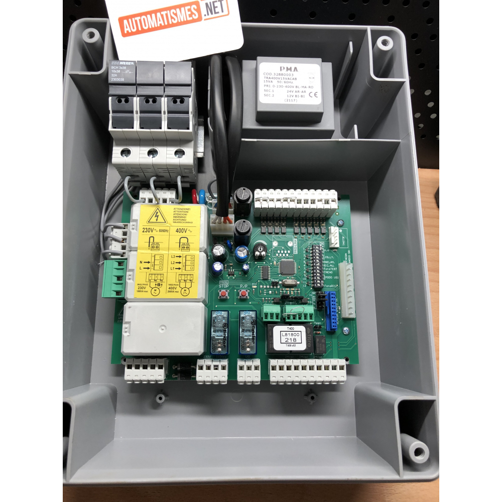 T400 Telcoma - Logique de commande moteur triphasé 400V