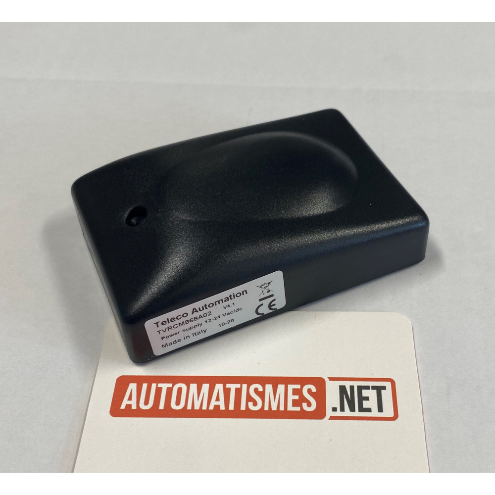 Récepteur radio TELECO TVRCM868A02 - Carte Radio Automatisme